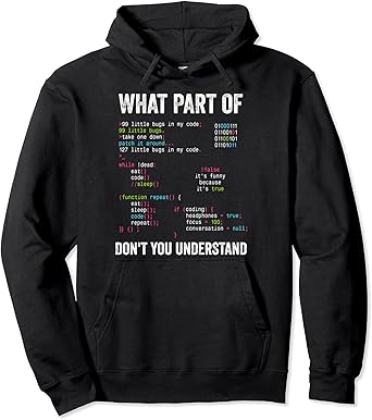 Funny Coding Computer Nerd Geeks Programmer Funny Coding Pullover Hoodie : Amazon.co.uk: Fashion